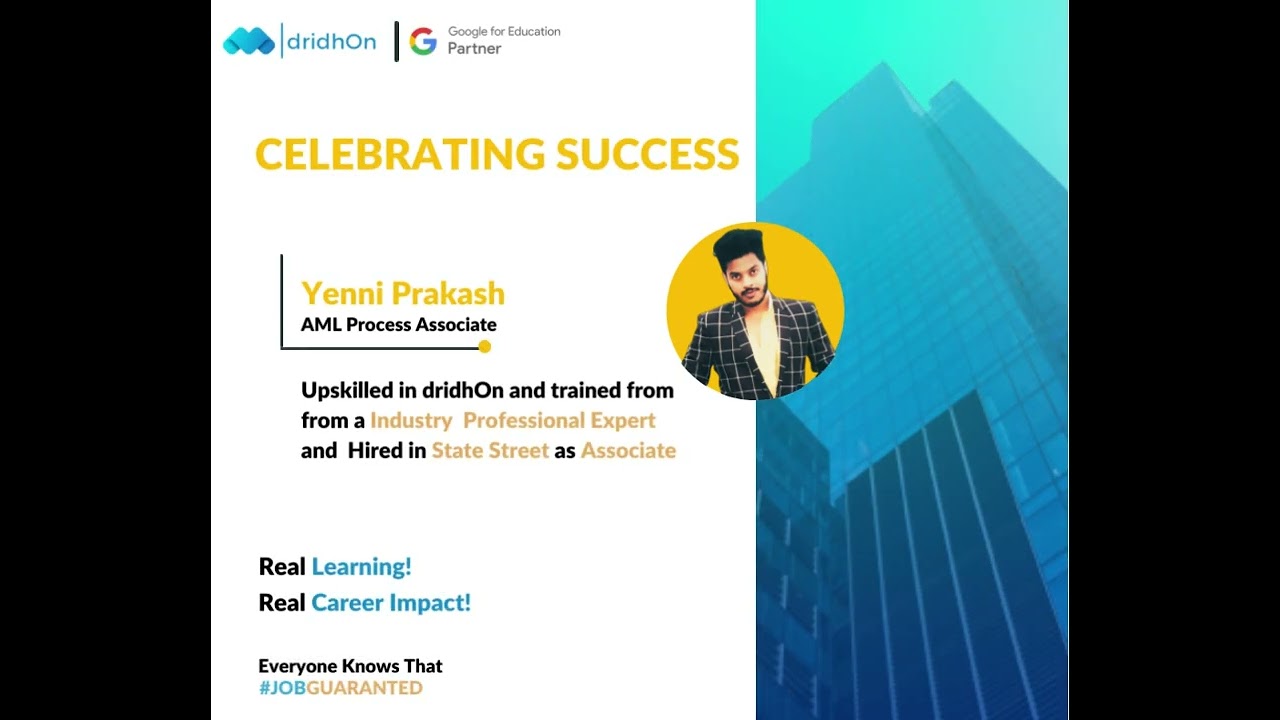 AML Training | ACAMS Training | AML Training and Placement - dridhOn