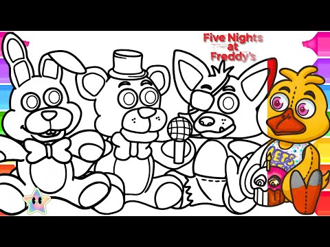 Five Nights at Freddy's Coloring Page | FNAF Plushies | NCS Music