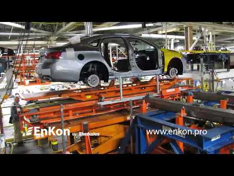 v0809 05 enkon precision control roller screw scissor lift automotive transfer