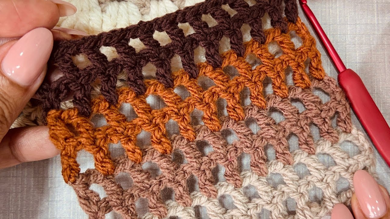 Cómo hacer bufanda sencilla y cálida a crochet patrón gratis - Crochetisimo