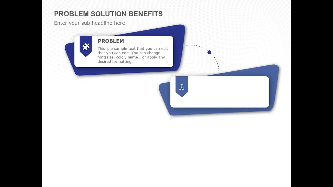 Animated Problem Solution Benefits PowerPoint Template