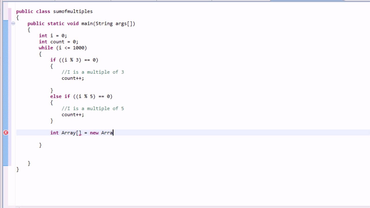 Quick Java Talk: Project Euler and Formatting