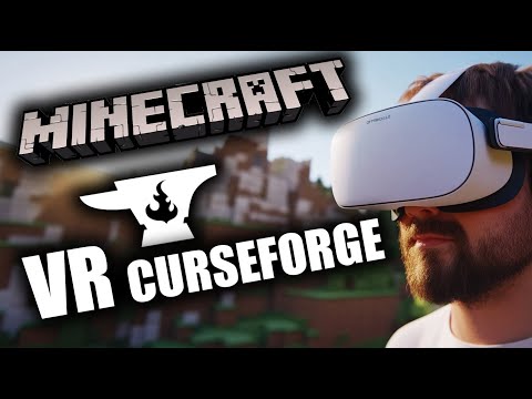 How To Install Minecraft In VR With Curseforge Vivecraft And Mods / Oculus / Vive / Index #minecraft