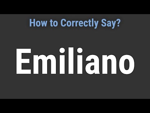 How to Pronounce Name Emiliano (Correctly!)