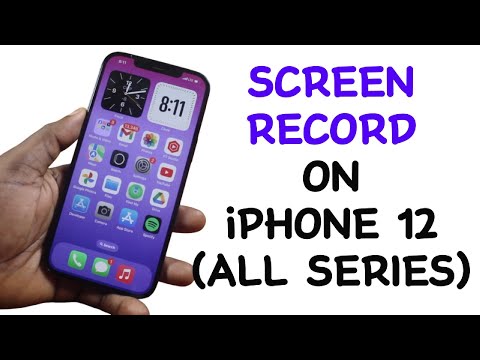 How to Screen Record on iPhone 12 (All Series)
