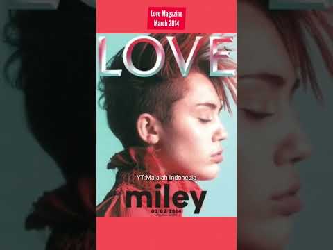 Miley Cyrus is on the cover of magazines #majalahindonesia #mileycyrus #magazinecover #shorts