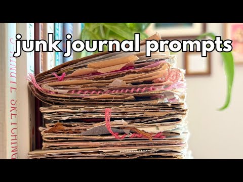 Easy junk journal prompts for when you're feeling uninspired 💭