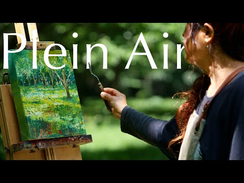 Plein Air Painting | Chestnut Trees | Artist Min kim