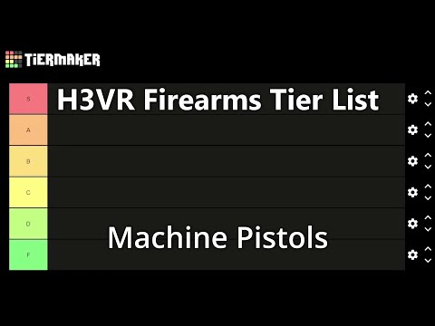 Steam Community :: Video :: H3VR Firearms Tier List - Machine Pistols