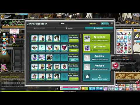 Monster Collection inconsistent rewards and list - Official MapleStory ...