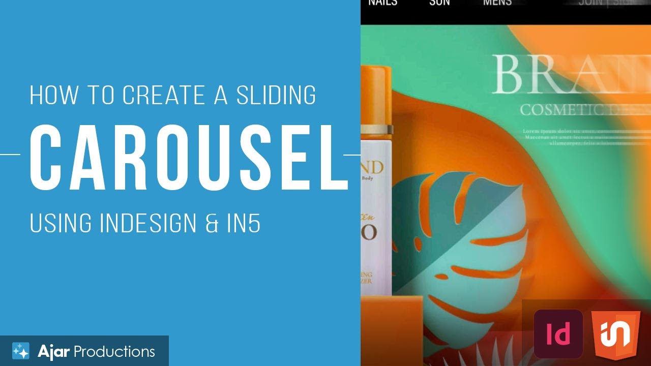 How to Create a Carousel with InDesign & in5