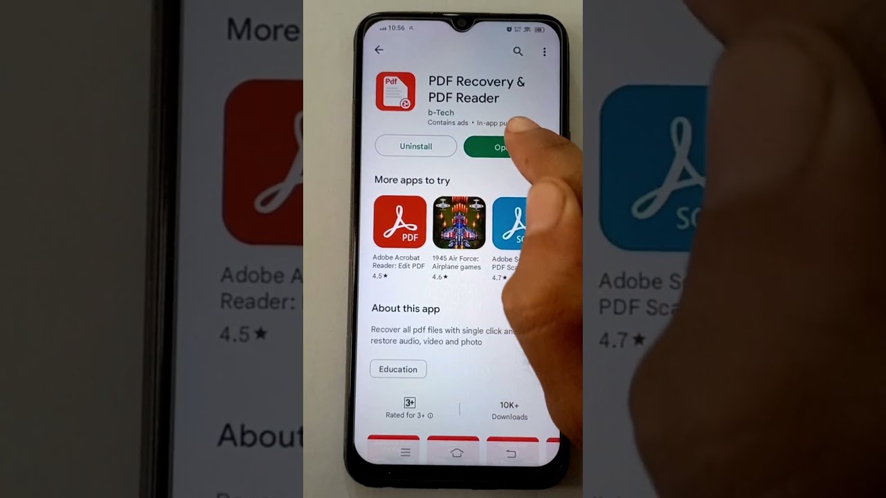 Recover Deleted PDF files from phone