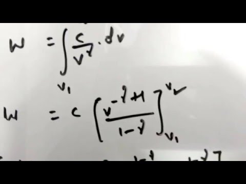 PDV WORK FOR ADIABATIC PROCESS