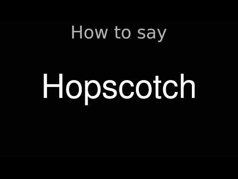 How to Pronounce correctly Hopscotch (Movie)