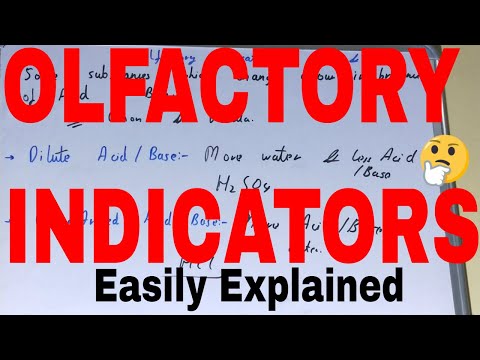 What are olfactory indicators give an example|Olfactory indicators examples|Olfactory indicators