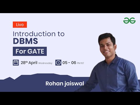 Introduction to DBMS | GeeksforGeeks GATE