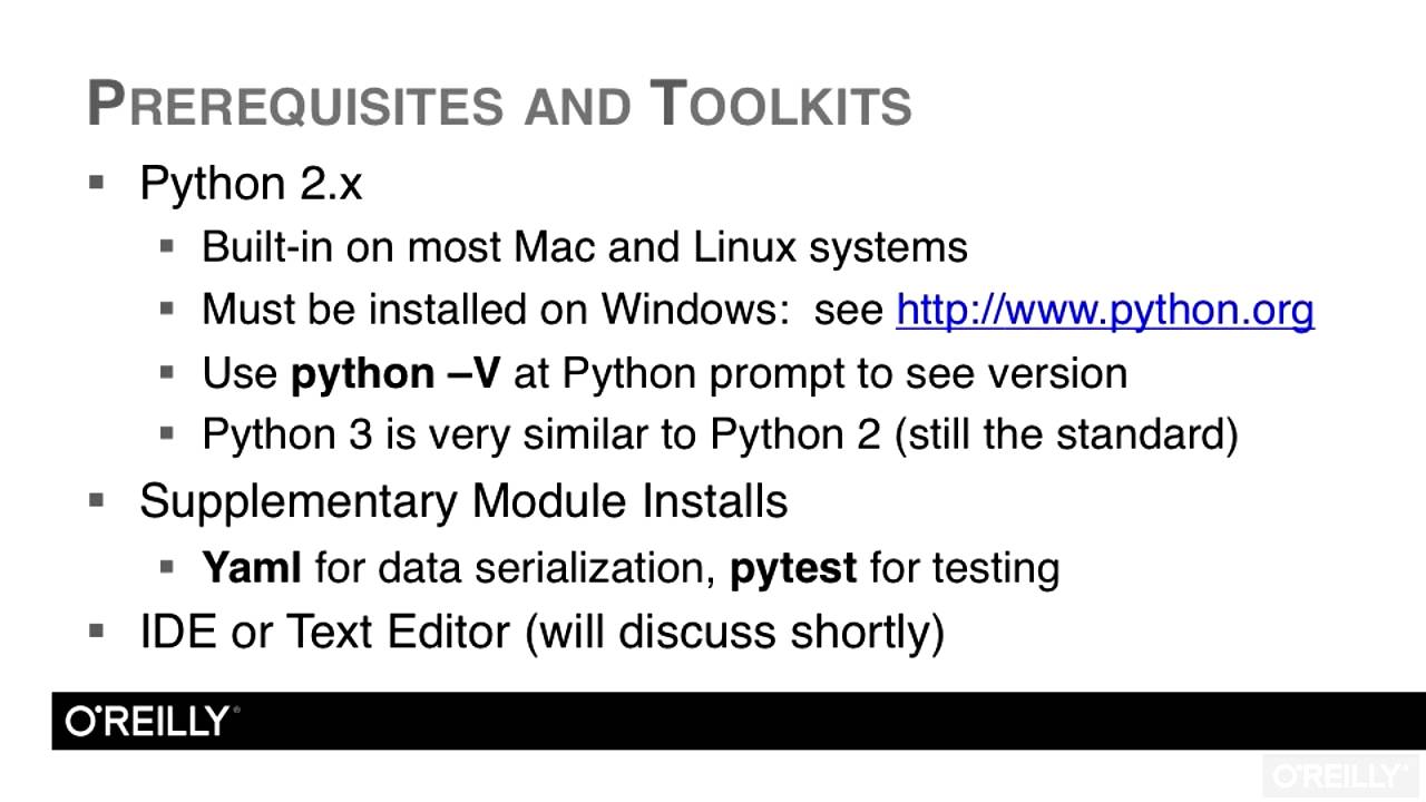 Python - Object-Oriented Programming Tutorial | Prerequisites And Toolkit