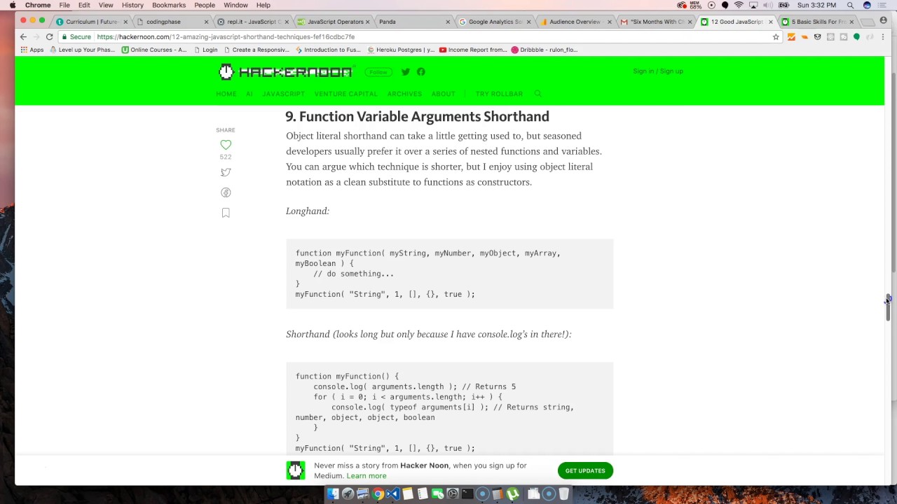 12 Good Javascript Shorthand (1 Line) Techniques | #CodingPhase