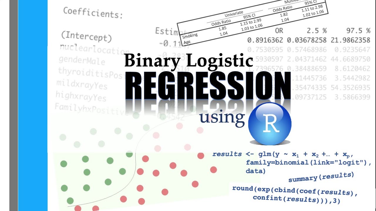 Binary Logistic Regression using R (or RStudio)