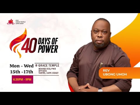 40 DAYS OF POWER I LIVE