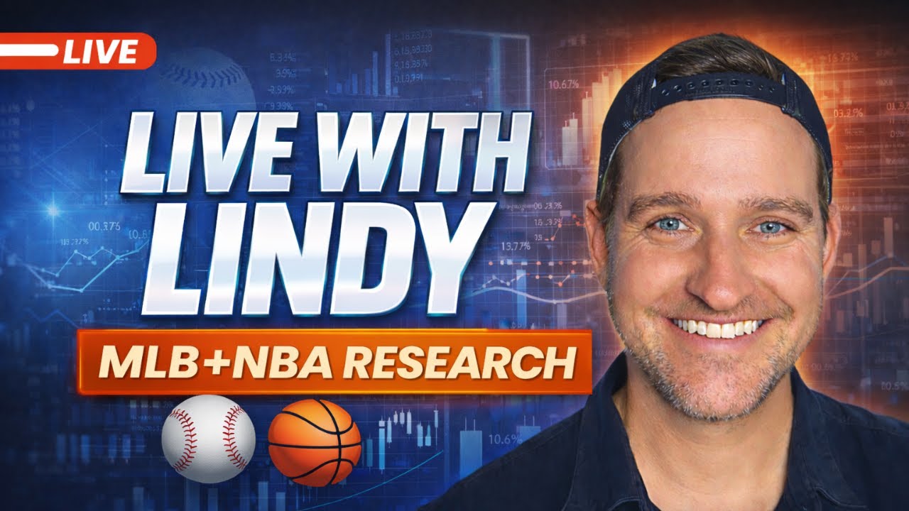 MLB + NBA Research + Data Deep Dive (5/4) | MLB + NBA Props, Bets & Research | Live With Lindy