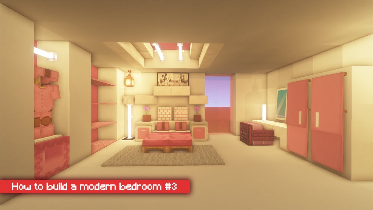 How to build a modern bedroom in Minecraft