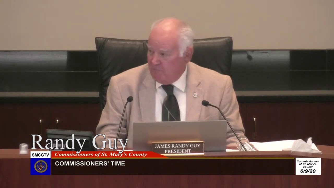 Commissioners' Time 6/9/20 - Guy