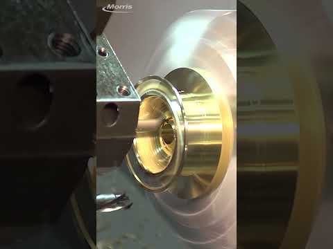 Brass Turning Demo on Tsugami M08SY-II