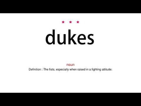 How to pronounce dukes - Vocab Today