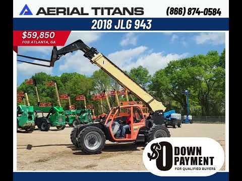 *FOR SALE* 2018 JLG 943 SN7474 #construction #telehandler