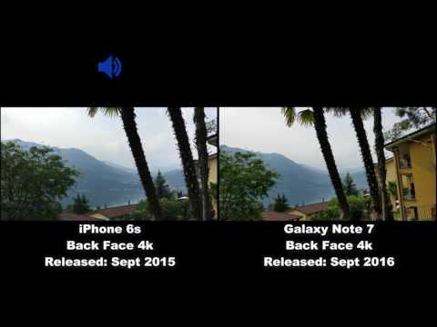 Galaxy Note 7 -vs- iPhone 6s 4k UHD Video Test | Ultimate Showdown!!!