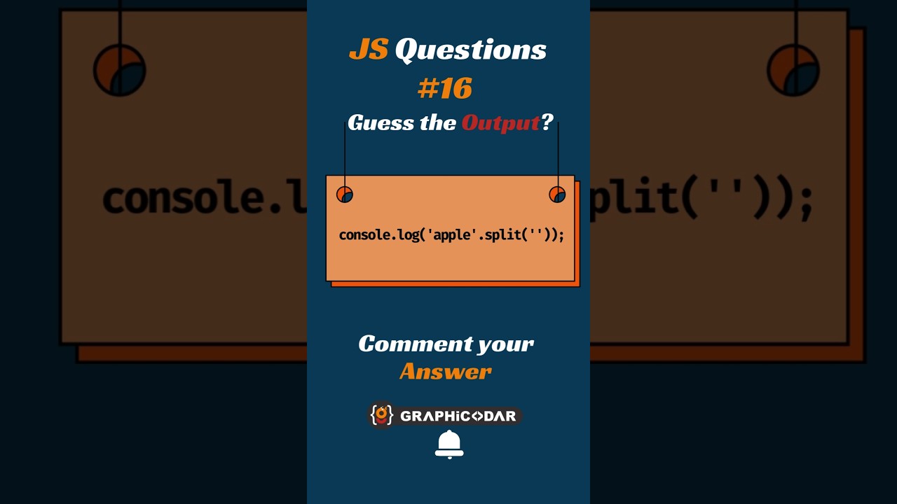 #16 Javascript Interview Questions | Output Based Questions || #codingchallenge #javascriptinterview