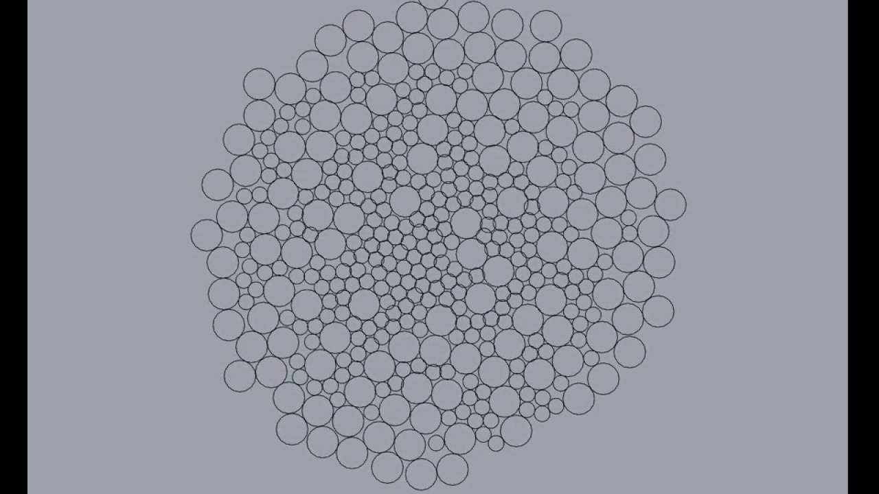 Circle Packing - Push/Pull - Grasshopper - Rhinoceros (Third)
