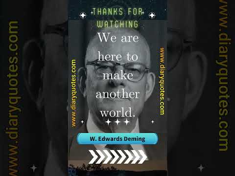W. Edwards Deming - Inspirational Quotes