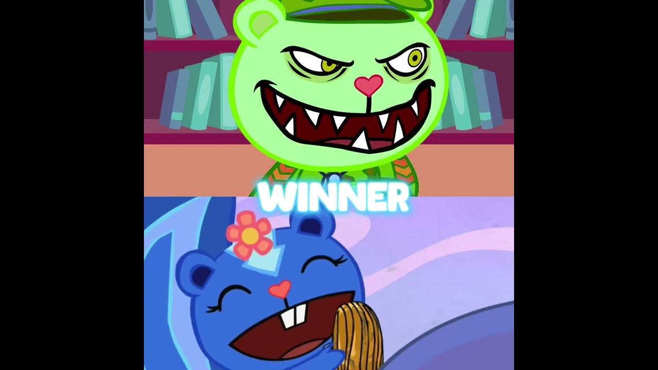 Flippy vs petunia both in happy tree friends