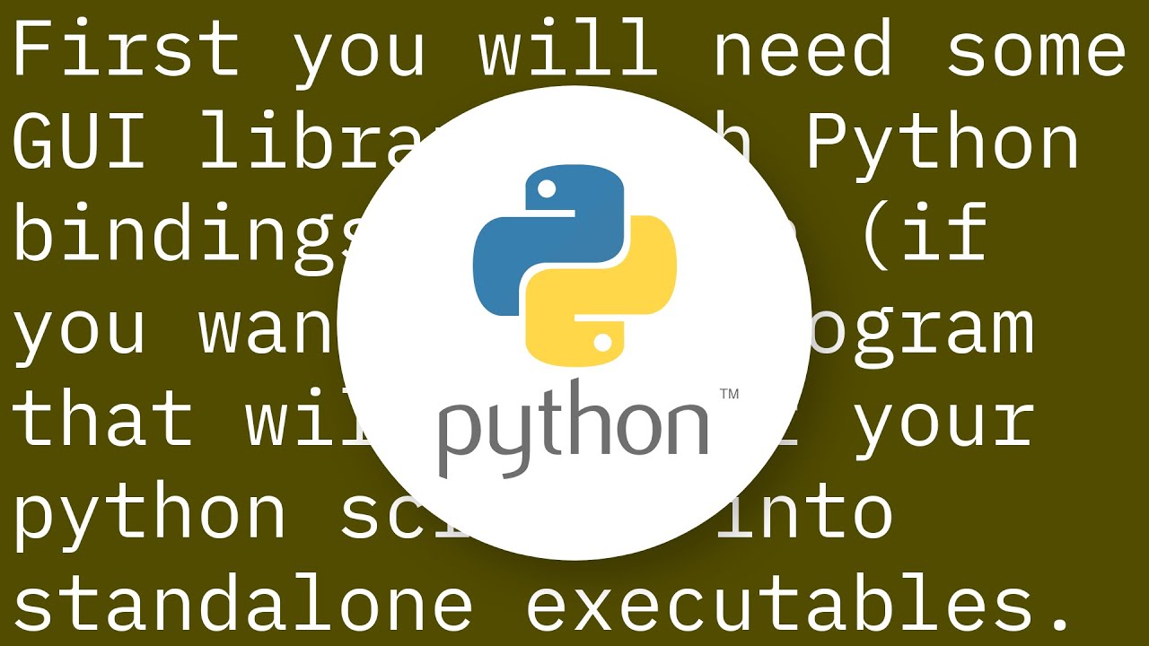 Create a directly-executable cross-platform GUI app using Python