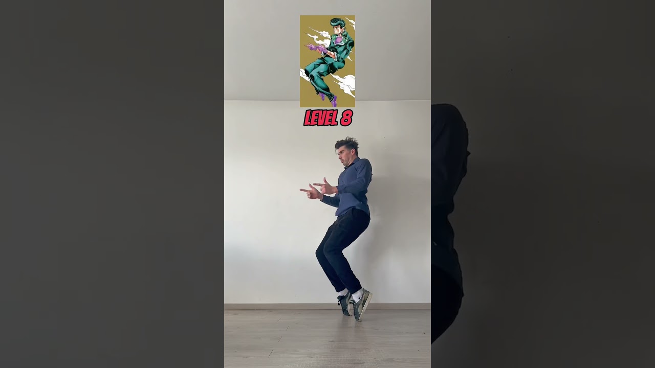 Jojo poses level 1 - 10 😁 #manga #anime #jojo #jojopose #pose