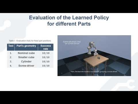 A Reinforcement Learning Based Approach for Robotic Grasping Tasks