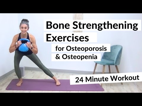 Bone Strengthening Exercises For Osteoporosis & Osteopenia | 24 Minute Workout