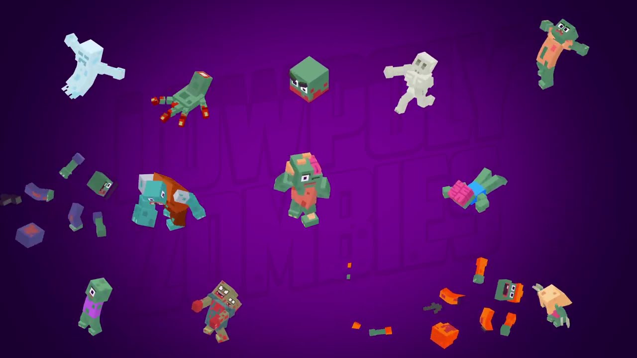 Lowpoly Zombies pack