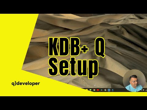 Setup KDB+ Q Environment on Windows PC