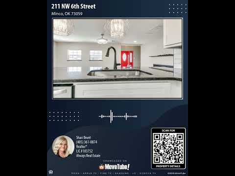 211 NW 6th Street, Minco, OK 73059 | 3 Bedroom Home For Sale