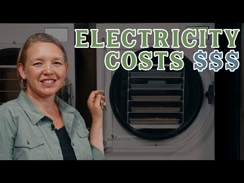 How much does it cost to RUN your freeze dryer? (Electricity $$)
