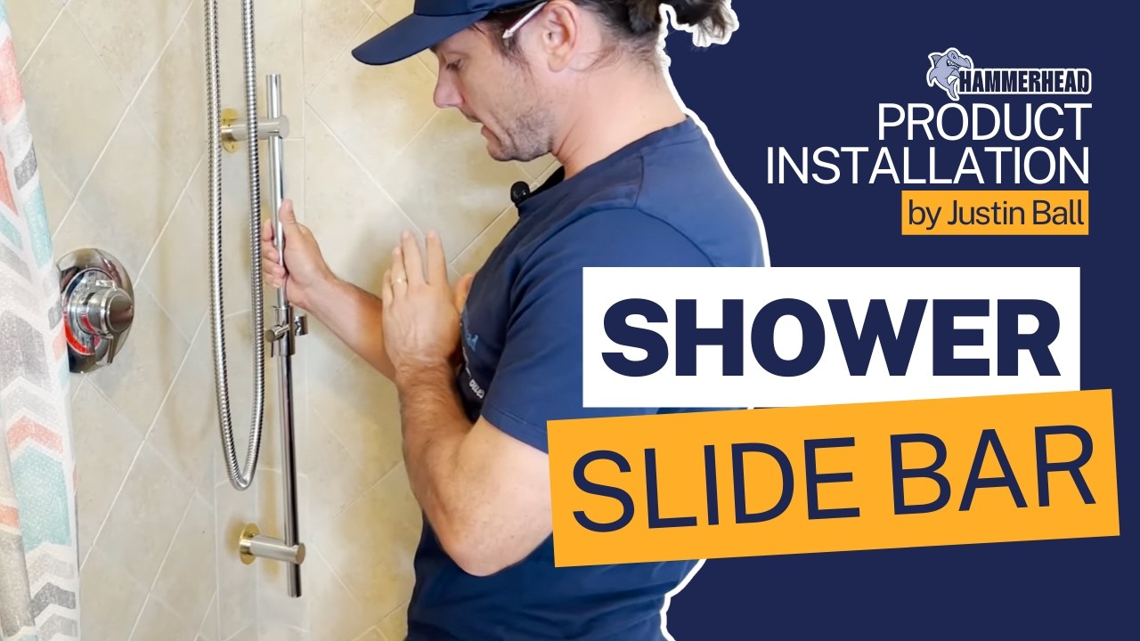 How To Install a Shower Slide Bar