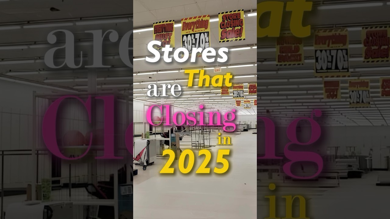 Stores that are closing in 2025. #stores #nostalgia #90s #2000s