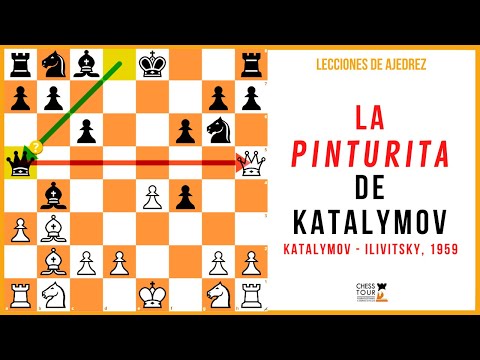Lección de ajedrez: La pinturita de Katalymov. Katalymov - Ilivitsky, 1959