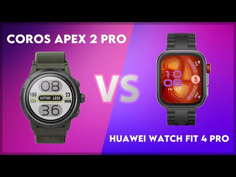Coros Apex 2 Pro vs Huawei Watch Fit 4 Pro Comparison
