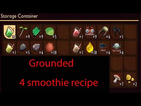 Steam Community :: Video :: Grounded. tips.. 4 smoothie recipe (Dansk)