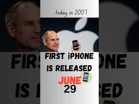First iPhone is Released📱 - Today in History! #shorts #short