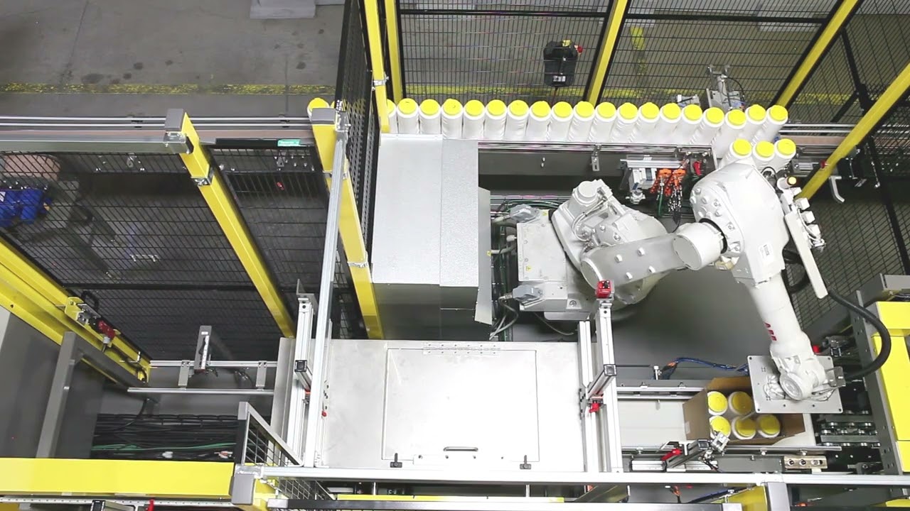 Automated Case Packing Solution by MESH Automation